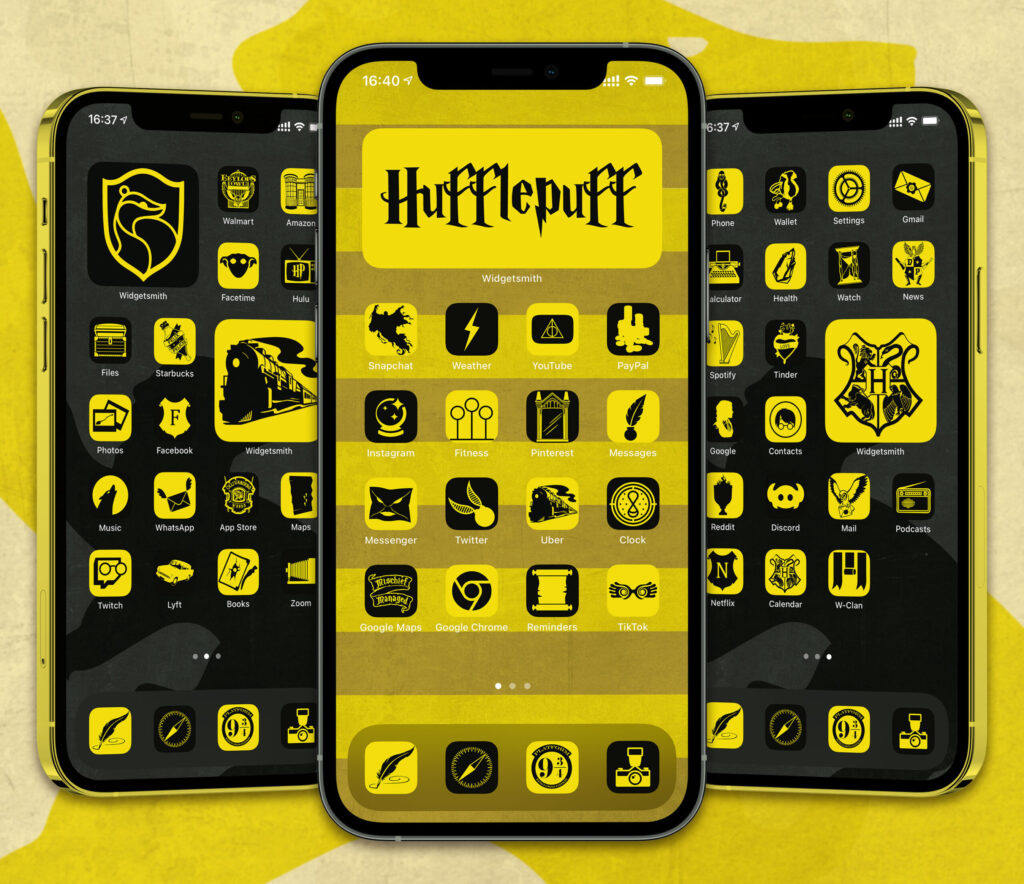 Harry Potter Hufflepuff Mobile Theme - Art & Craft